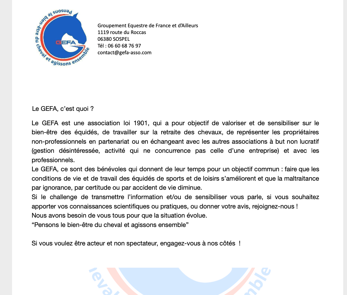 Le GEFA, c'est quoi ? - Association GEFA